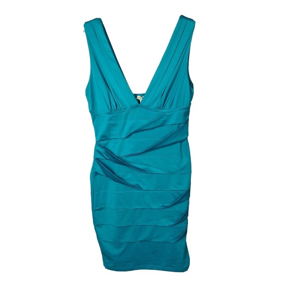 Nikibiki | Dresses | Nikibiki Womens Sz Medium Aqua Green Vneck Sexy ...